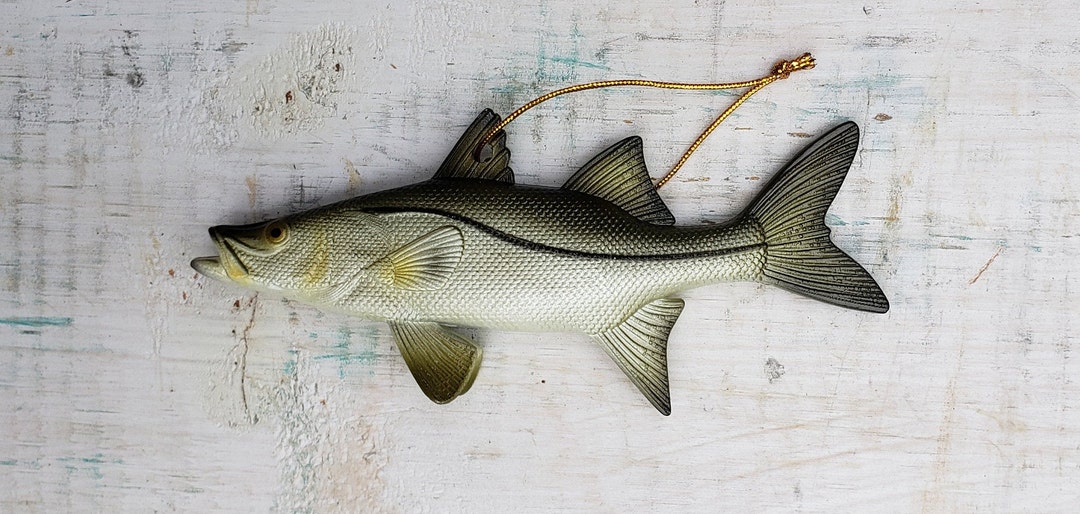 Snook Decor Holiday Ornament 4.75" X 2" Nautical Decor **CHOICE of 1, 2 ...