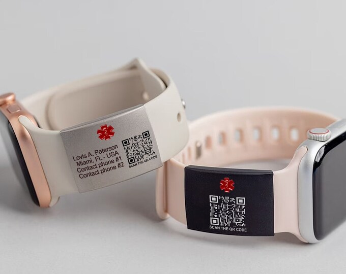 Medical Alert Bracelet Women, Personalized Emergency Bracelet, Alert ...