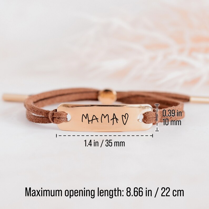 Custom Handwritten Remembrance Bracelet, Personalized Memorial Cord ...