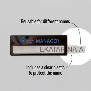 Custom Name & Logo Identification Badge in Full Color, Personalized ...