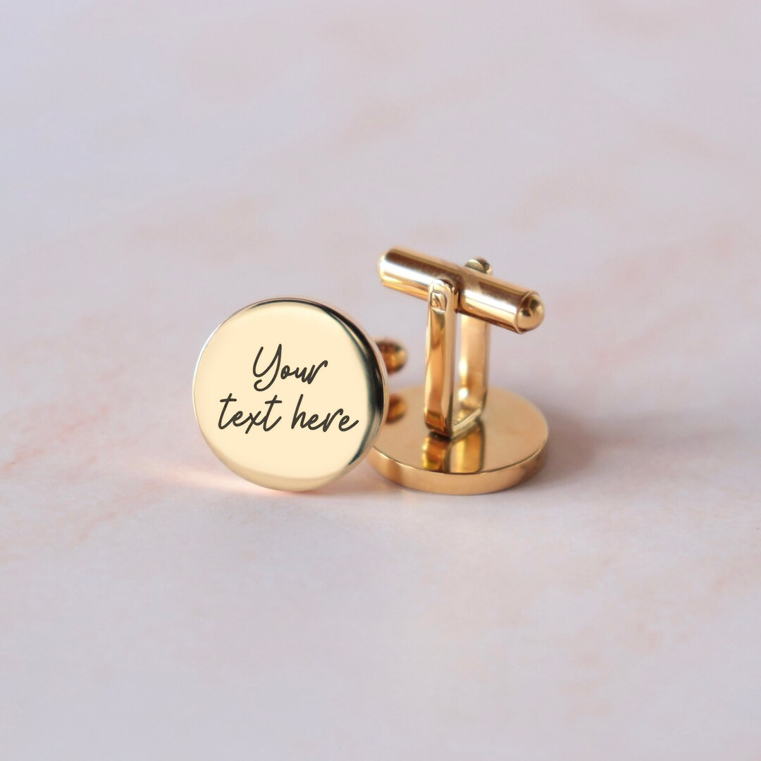 Custom Cufflinks for Groom, Custom Made Cufflinks for Men, Groomsmen ...
