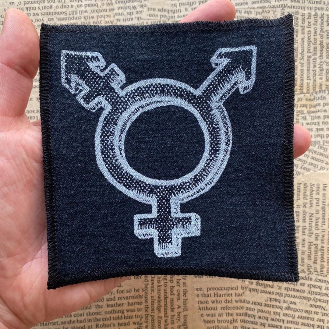 Trans Symbol - Screen Printed Sew on Patch - Etsy