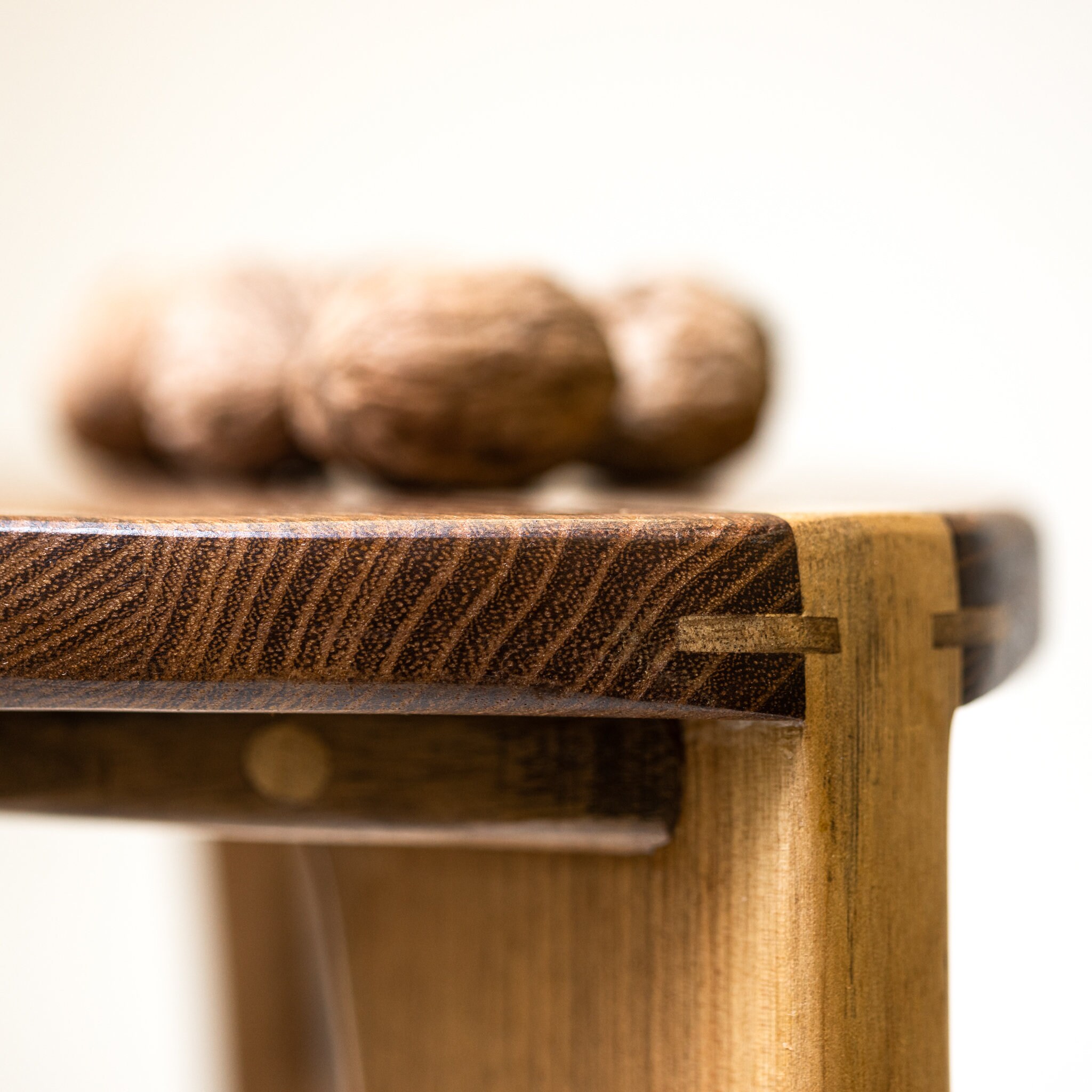 Walnut Stool Flat Seat Height 45 Cm 18 Free Shipping - Etsy UK
