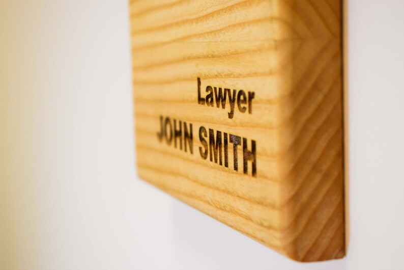 Wooden Door Sign Front Door Custom Personalized Engraving in | Etsy