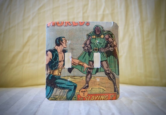 Namor & Doctor Doom Double Switch Plate Cover | Etsy