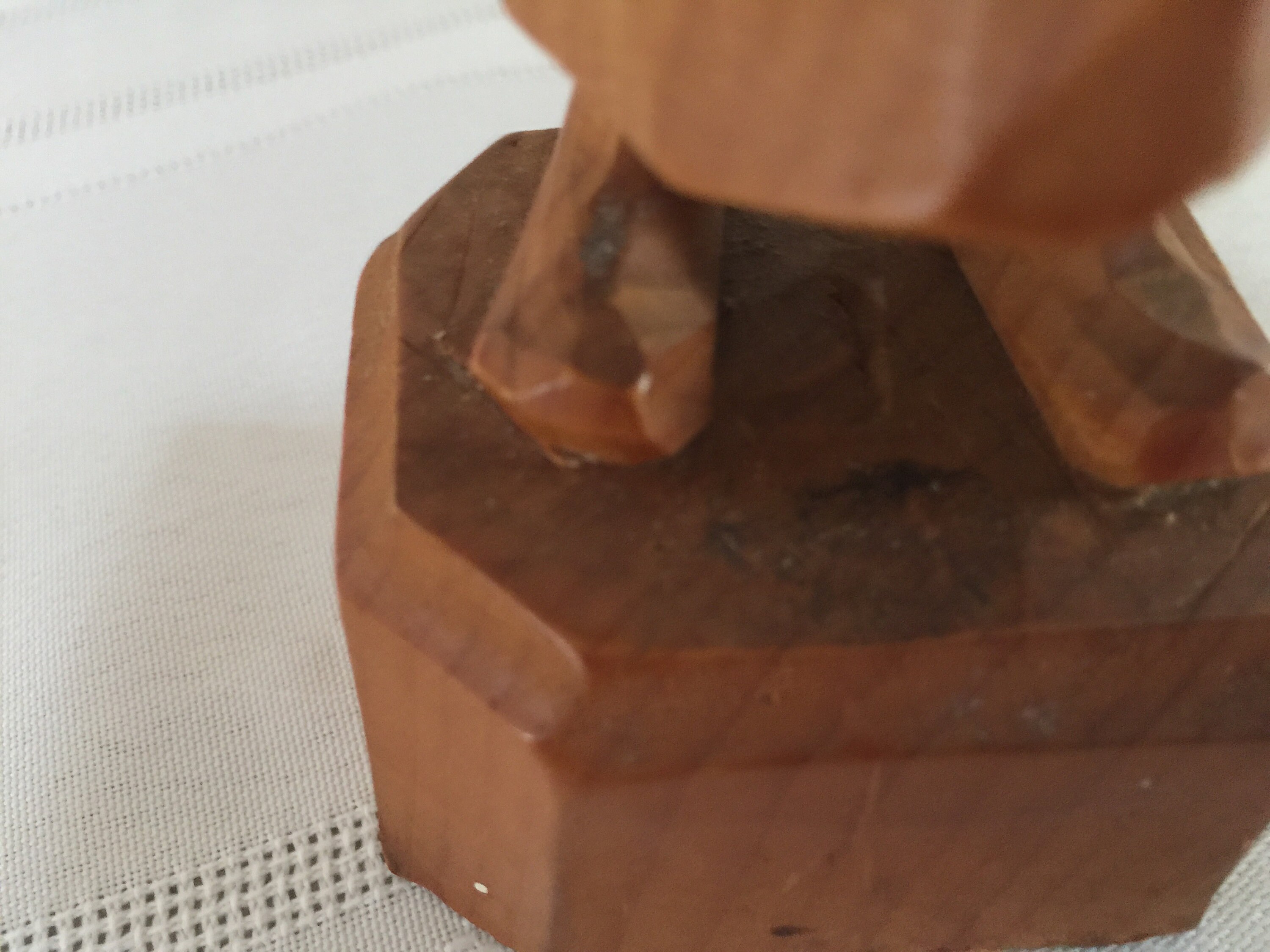 Paul Caron Wood Carving of an Old Woman - Etsy Canada