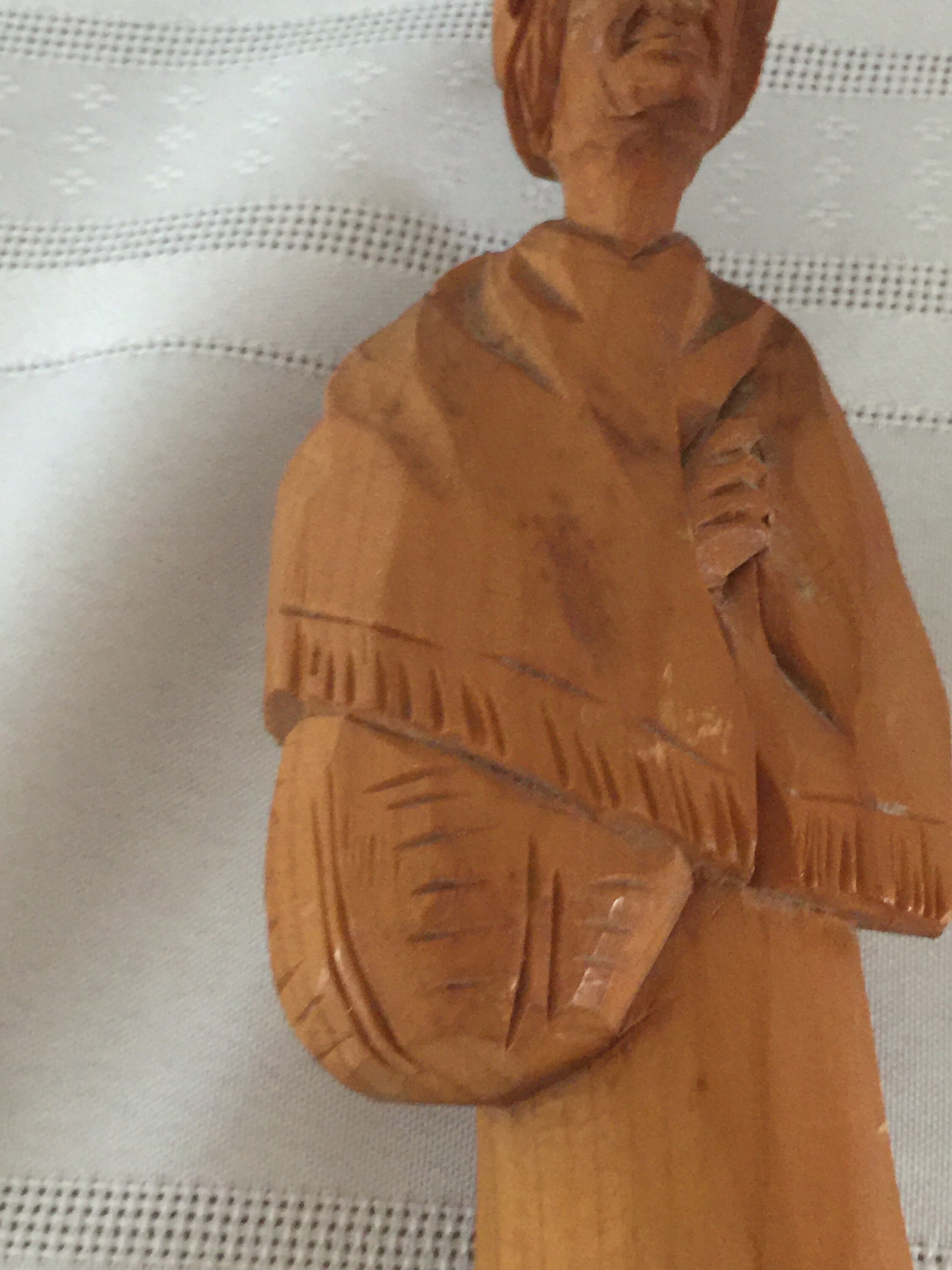 Paul Caron Wood Carving of an Old Woman - Etsy Canada