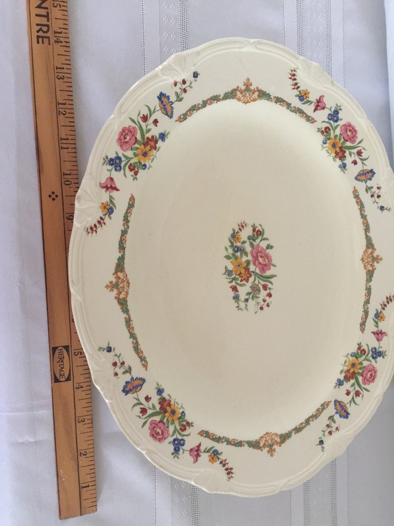 Vintage W H Grindley & Co Serving Platter the Compton Pattern - Etsy