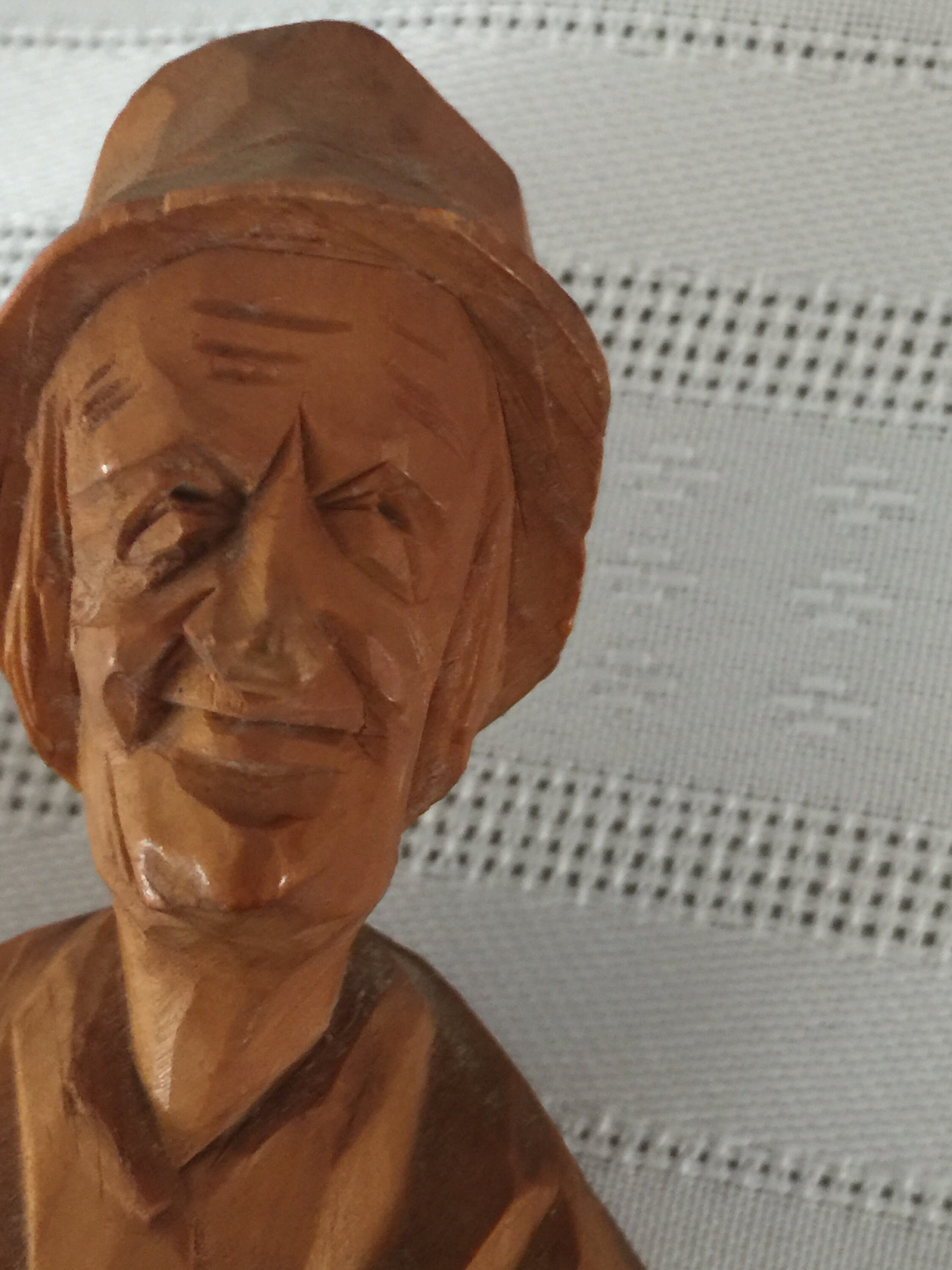 Paul Caron Wood Carving of an Old Woman - Etsy Canada