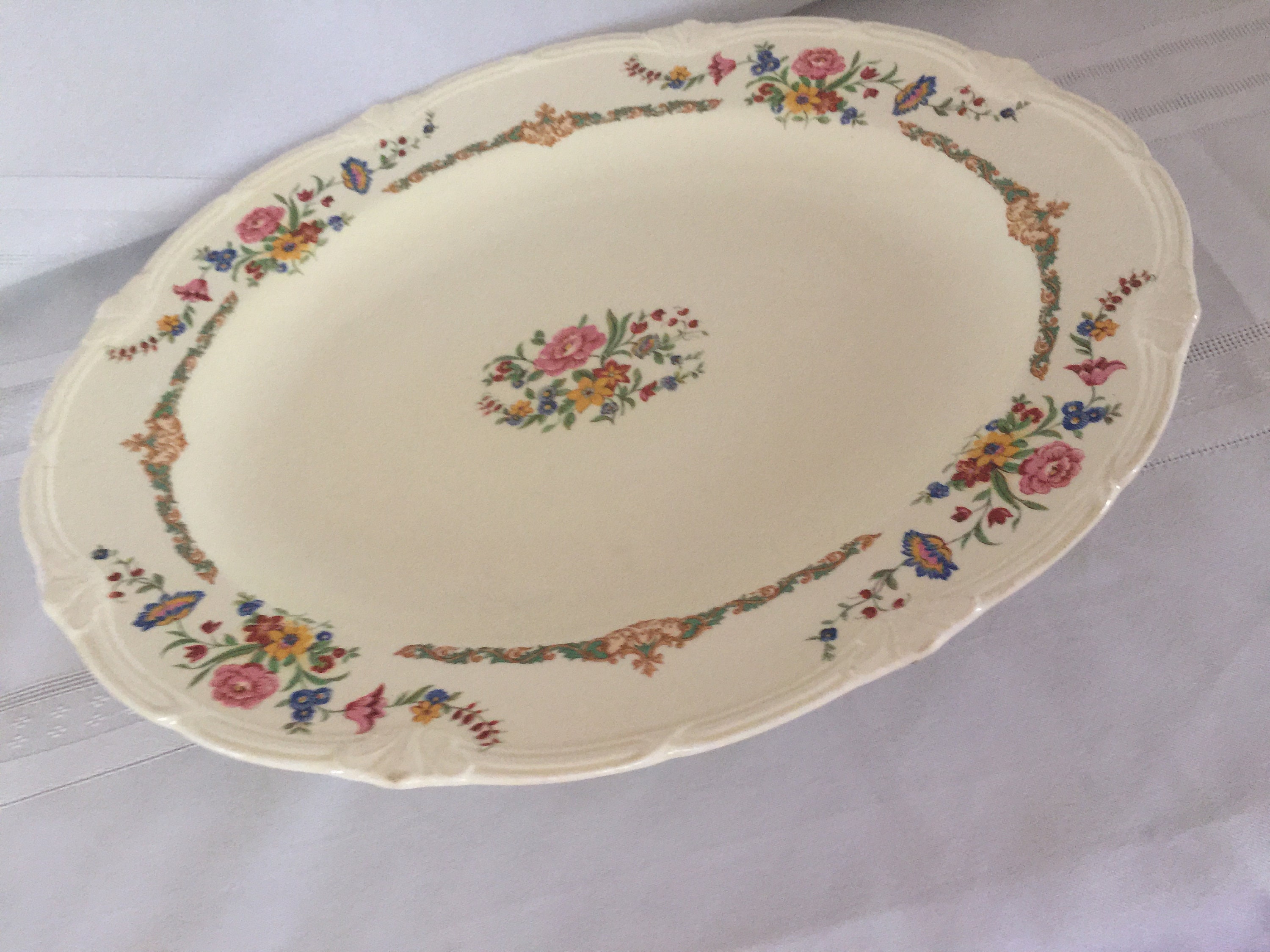 Vintage W H Grindley & Co Serving Platter the Compton Pattern - Etsy