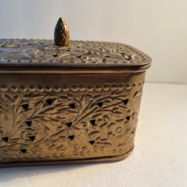 Brass Trinket Box - Etsy