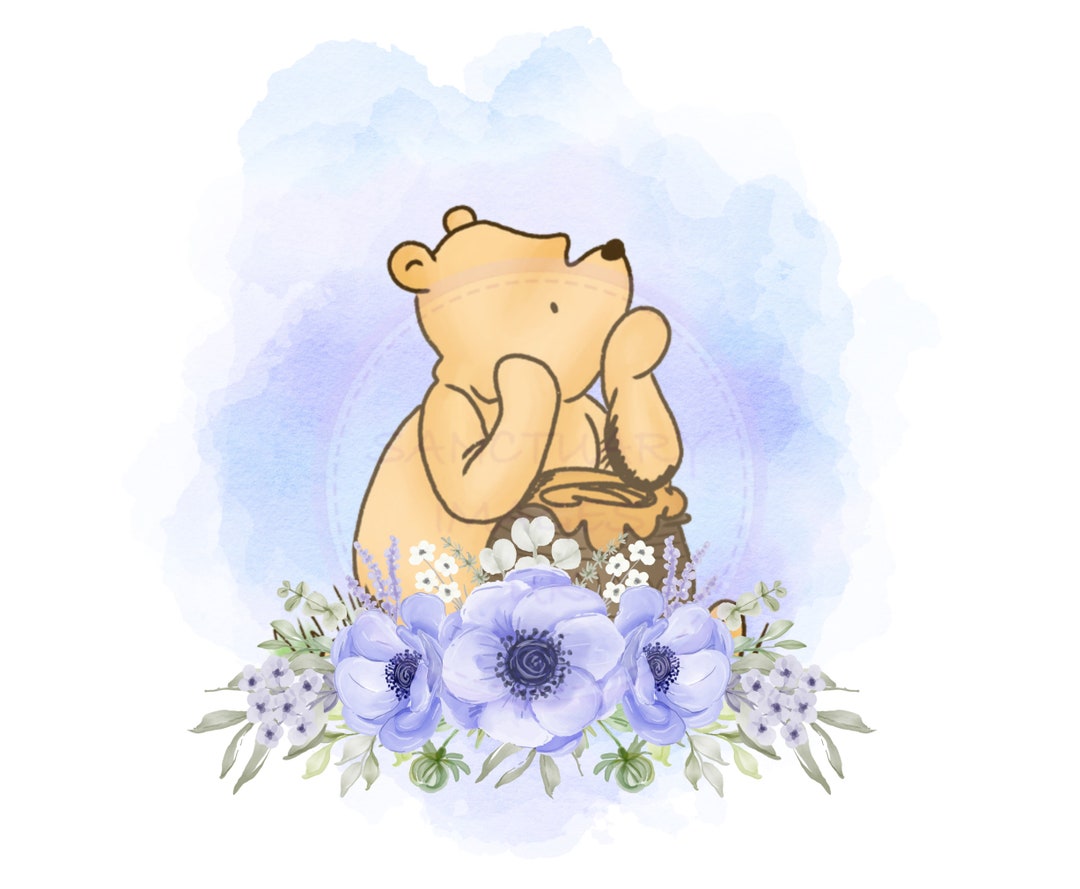 Classic Winnie the Pooh PNG, Pooh Sublimation Design, Winnie the Pooh ...