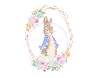 Peter Rabbit Flopsy Bunny PNG Animal Sublimation Design - Etsy