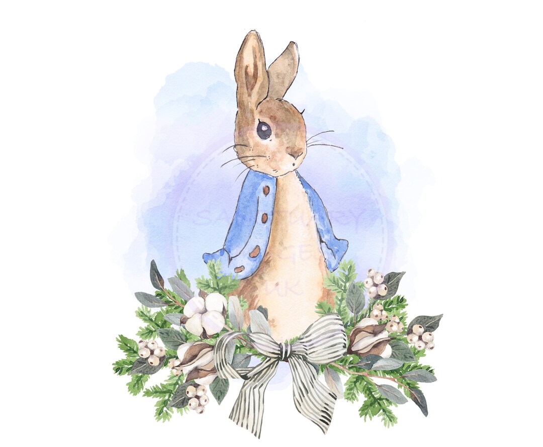 Peter Rabbit and Flopsy PNG, Animal Sublimation Design, Peter Rabbit ...