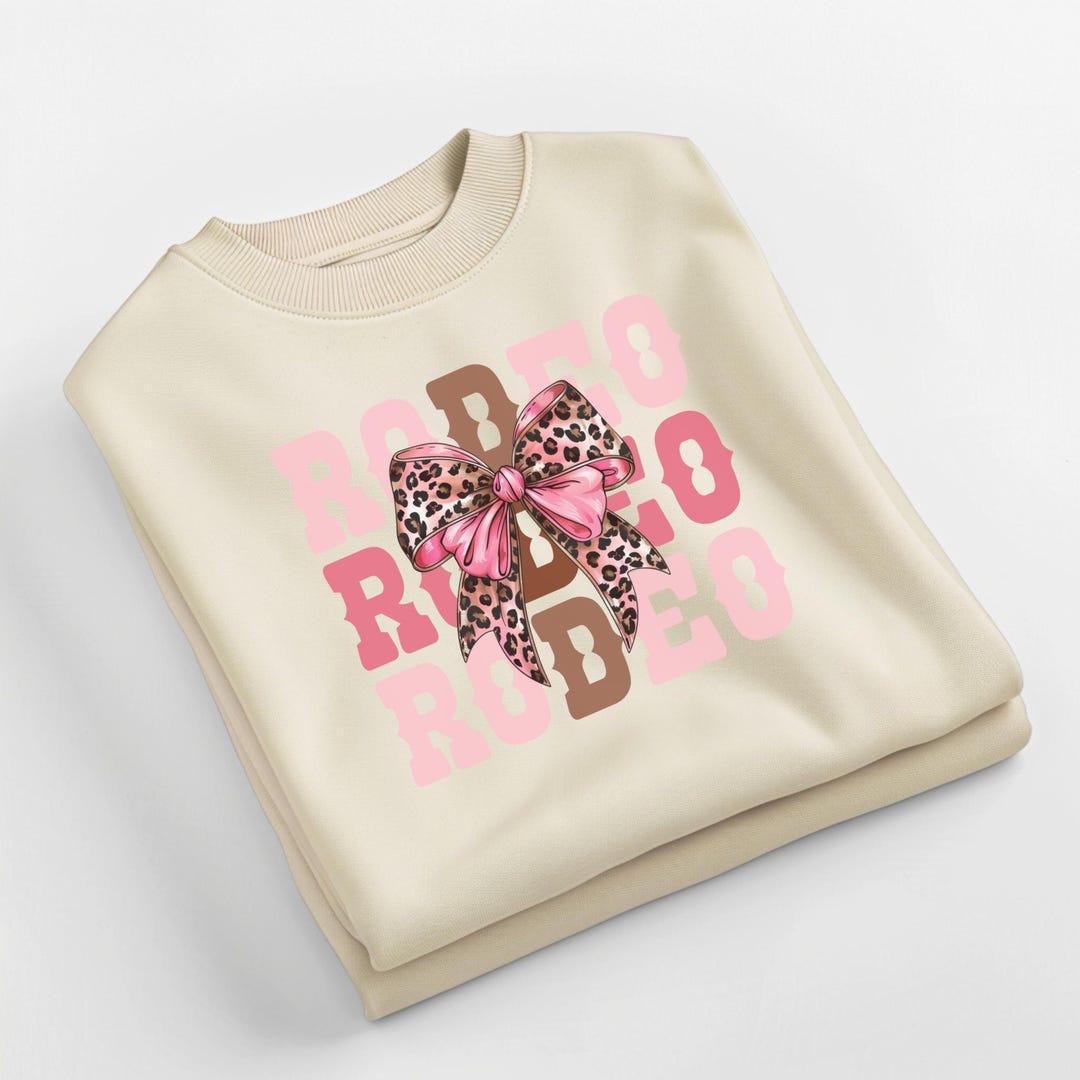 Rodeo Coquette Cowgirl PNG, Leopard Pink Bow PNG, Rodeo Mama Png ...
