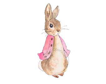 Peter and Flopsy PNG, Animal Sublimation Design, Peter Rabbit & Flopsy ...