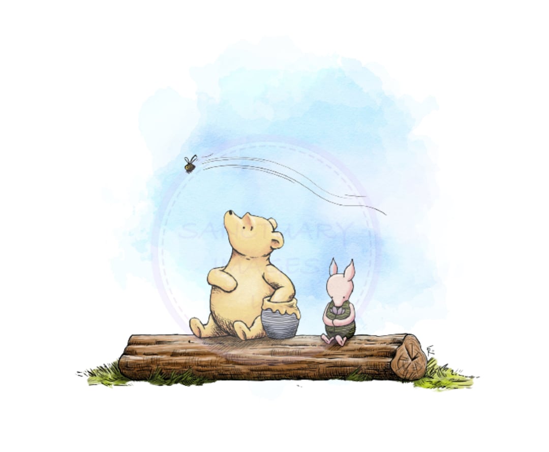 Classic Winnie the Pooh PNG, Pooh Sublimation Design, Winnie the Pooh ...