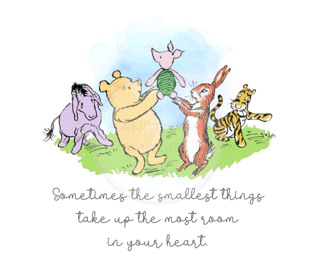 Classic Winnie the Pooh PNG, Pooh Sublimation Design, Winnie the Pooh ...