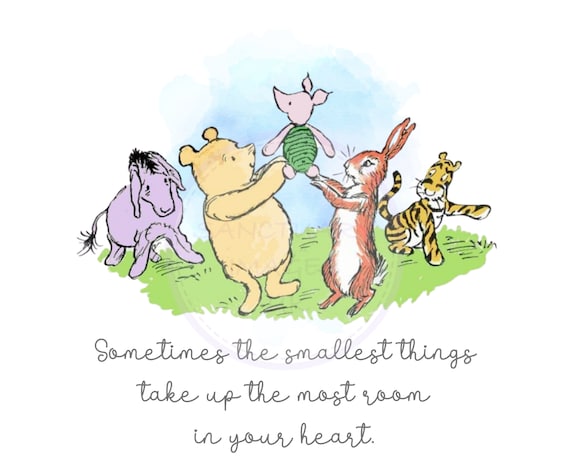 Classic Winnie the Pooh PNG Pooh Sublimation Design Winnie - Etsy
