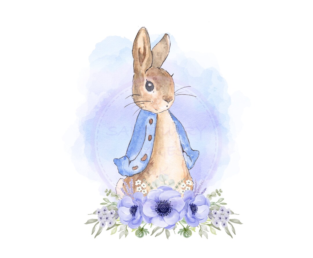 Peter and Flopsy PNG, Animal Sublimation Design, Peter Rabbit & Flopsy ...