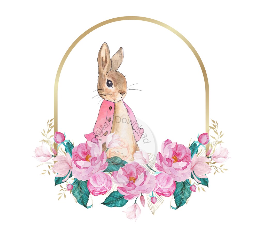 Flopsy Bunny PNG, Animal Sublimation Design, Flopsy PNG, Instant ...