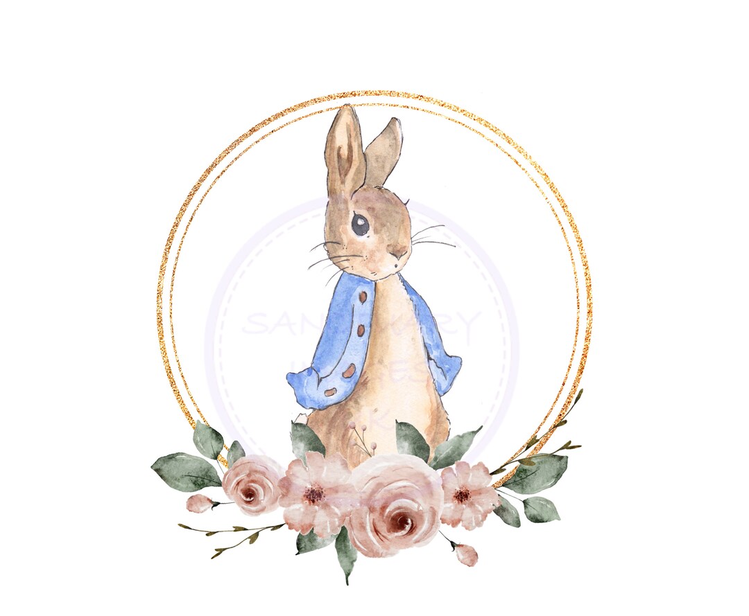 Peter Rabbit Flopsy Bunny PNG Animal Sublimation Design - Etsy