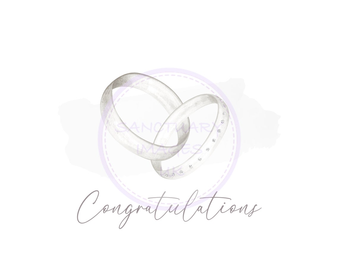 Watercolour Wedding PNG Marriage Sublimation Design Wedding - Etsy