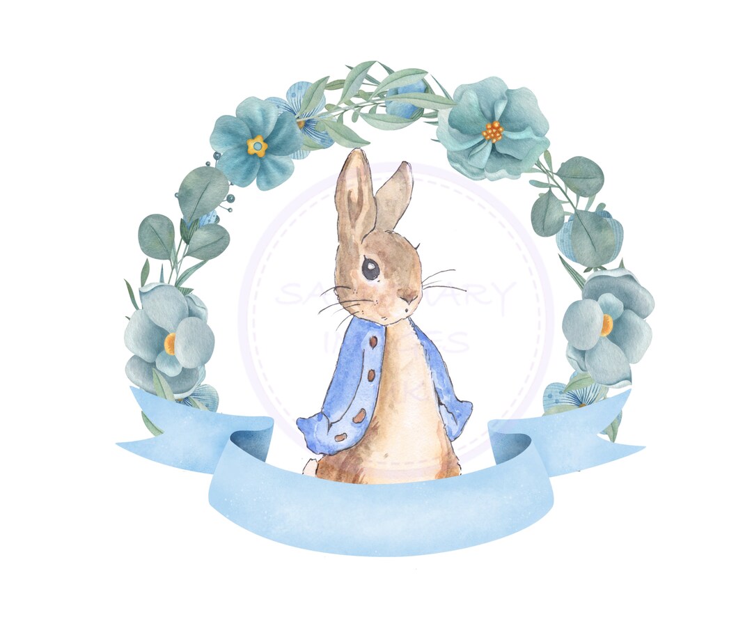 Peter Rabbit, Flopsy Bunny PNG, Animal Sublimation Design, Flopsy PNG ...