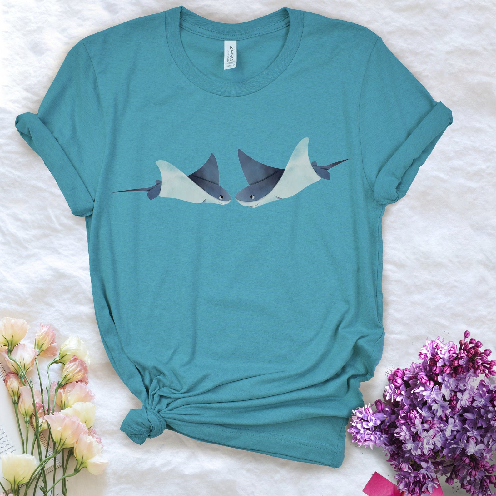 Cute Manta Ray Sea Creatures Shirt Gift for a Diver Marine | Etsy