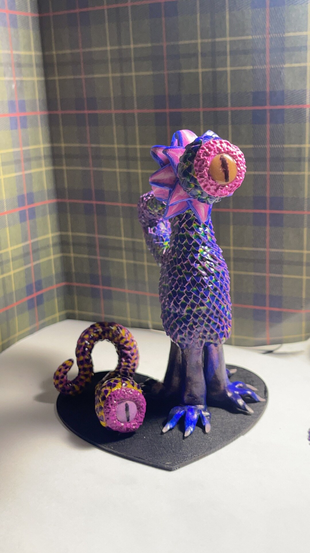 Sheldon Cute Dragon Inspired Monster Statue/ Handmade Monster Statue ...