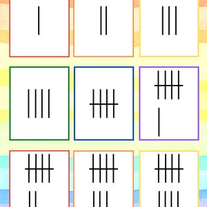 DIGITAL DOWNLOAD: Rainbow Number Cards 0-20 / Math Printables / Number ...
