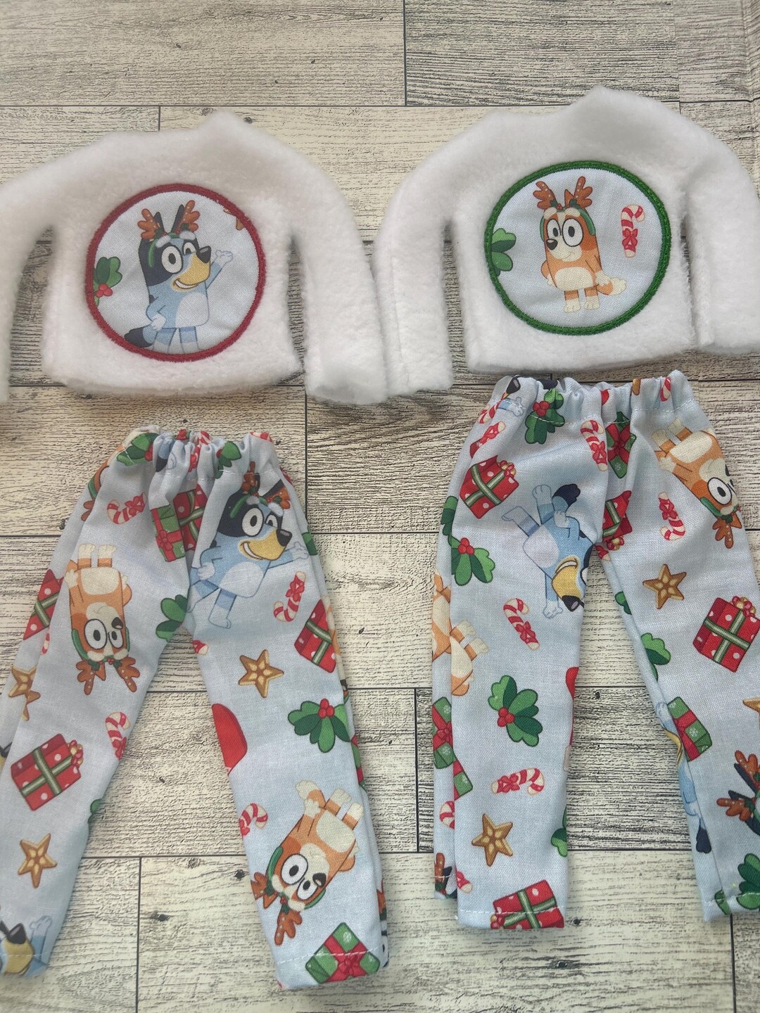 Dogs Xmas Elf Clothes, Bluey Elf Clothes - Etsy