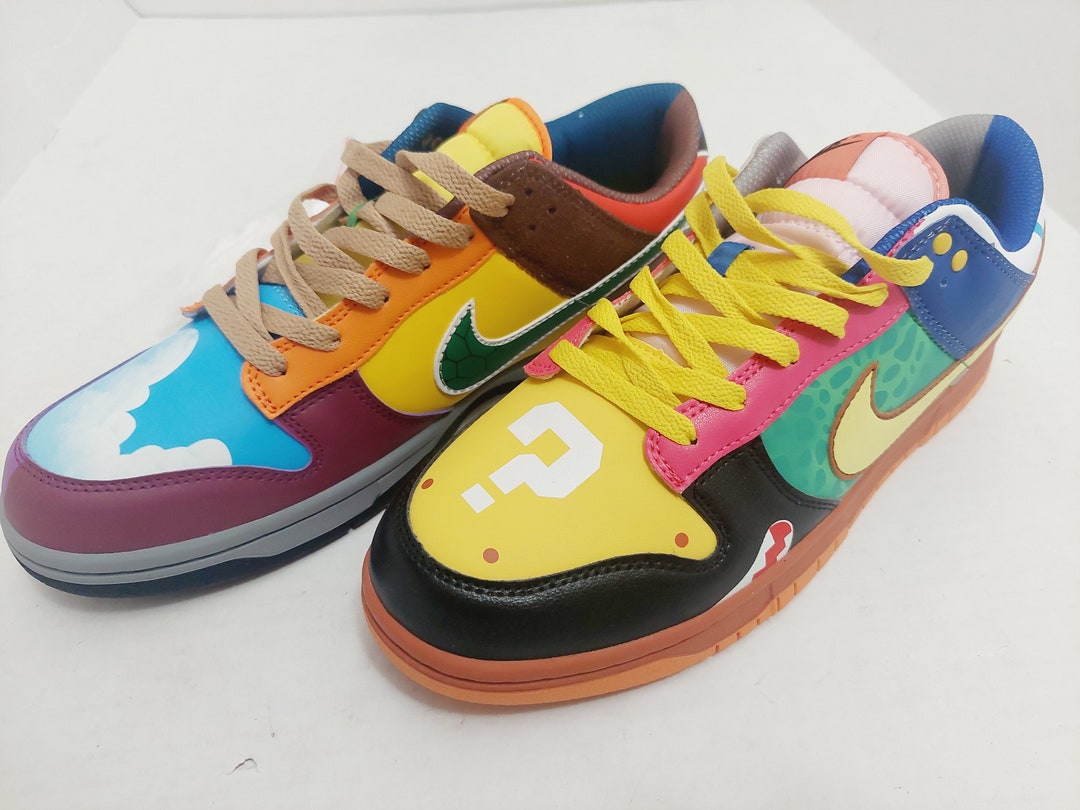 Dunks What the Mario Cart Super Mario Bros. Nintendo 10.5 - Etsy