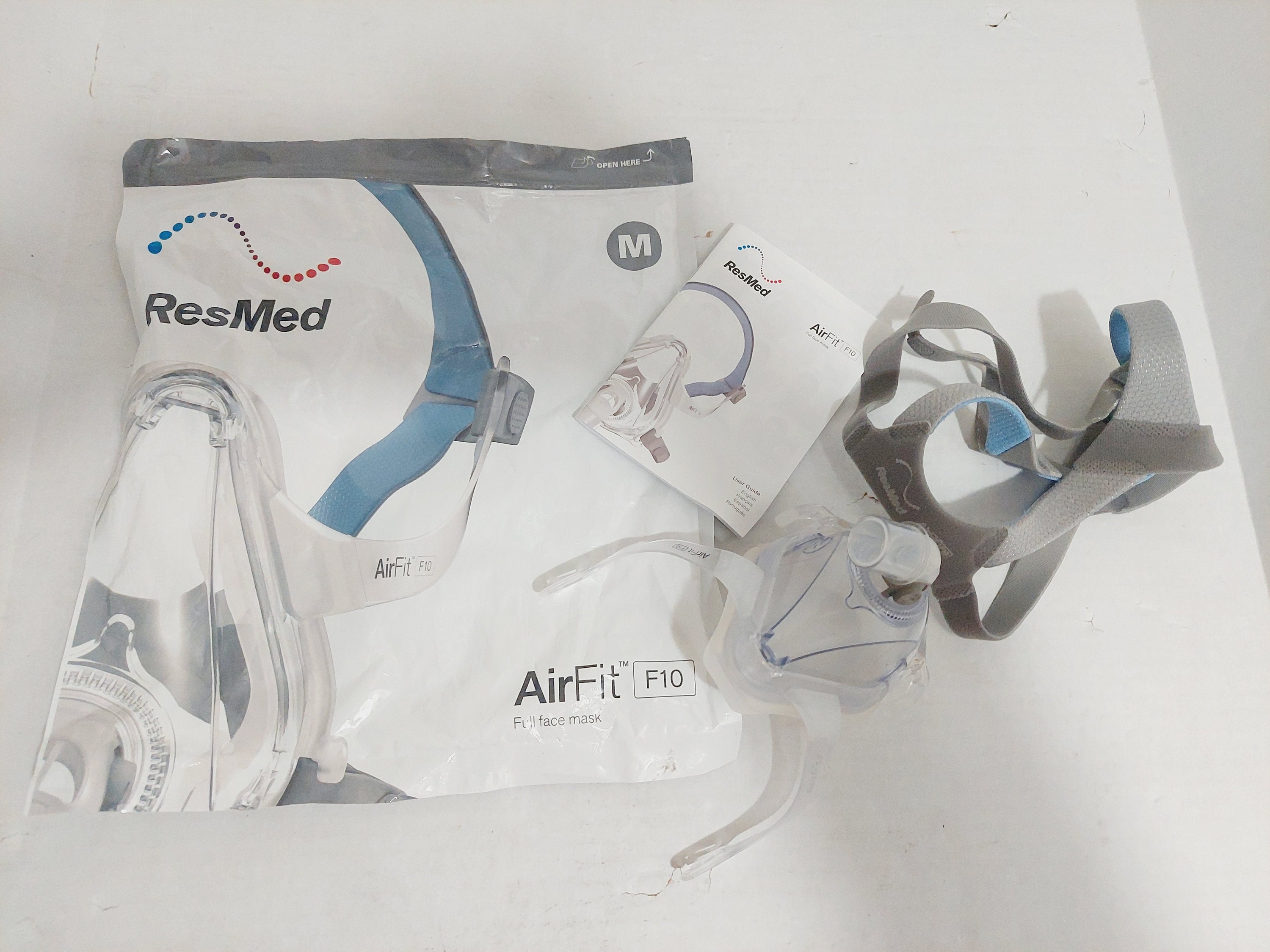 Resmed 63102 Airfit F10 Frame System W/ Medium Cushion New - Etsy