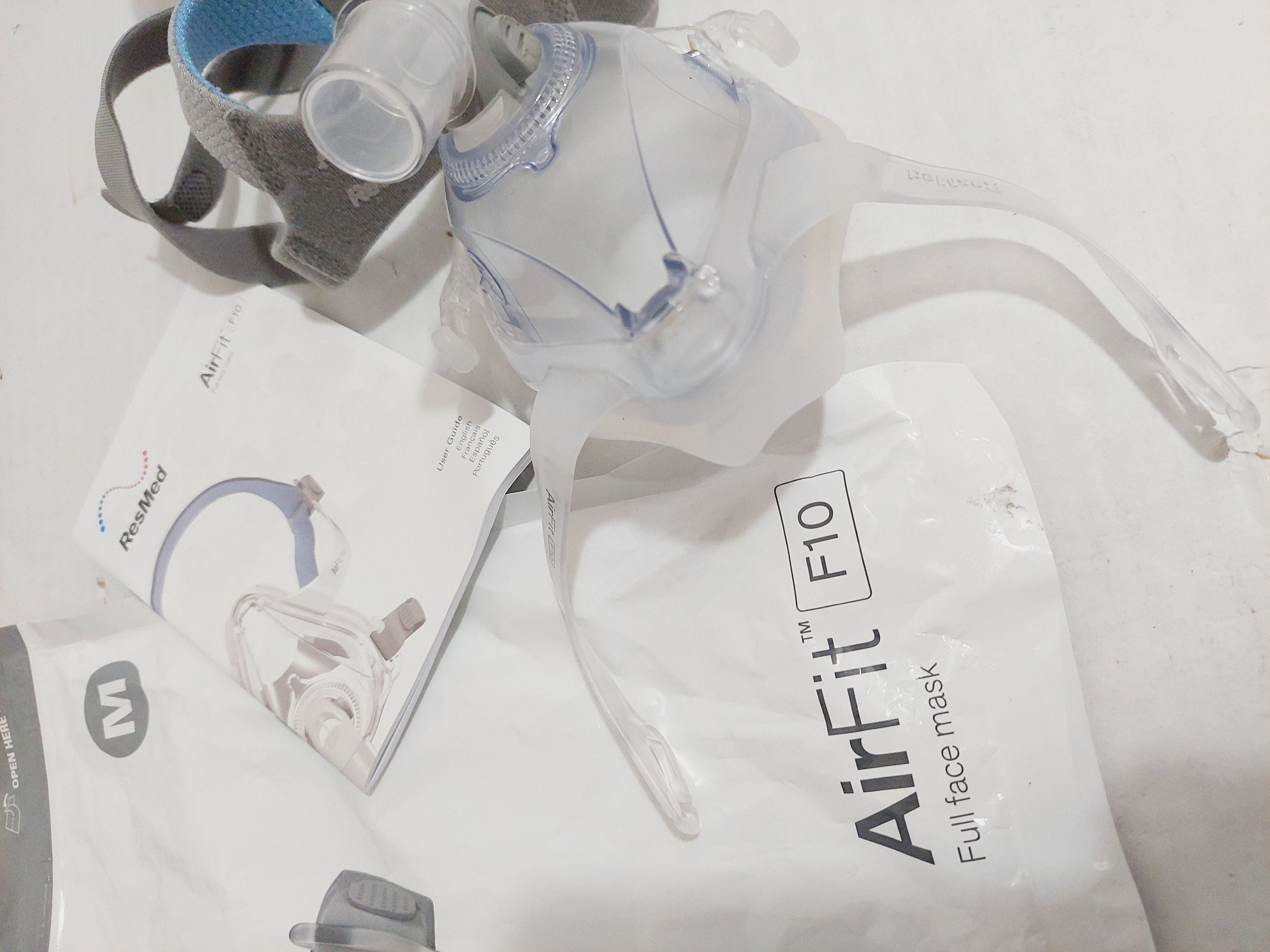 Resmed 63102 Airfit F10 Frame System W/ Medium Cushion New - Etsy