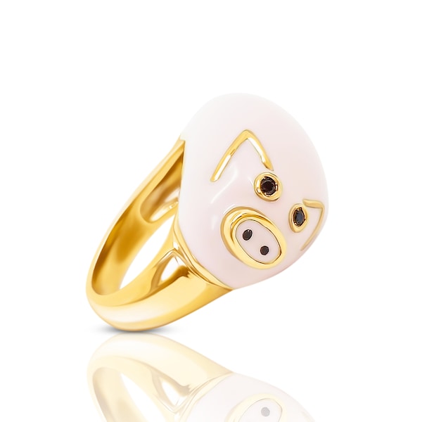 Pig Ring - Etsy