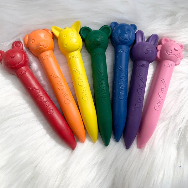 Animal Crayons - Etsy