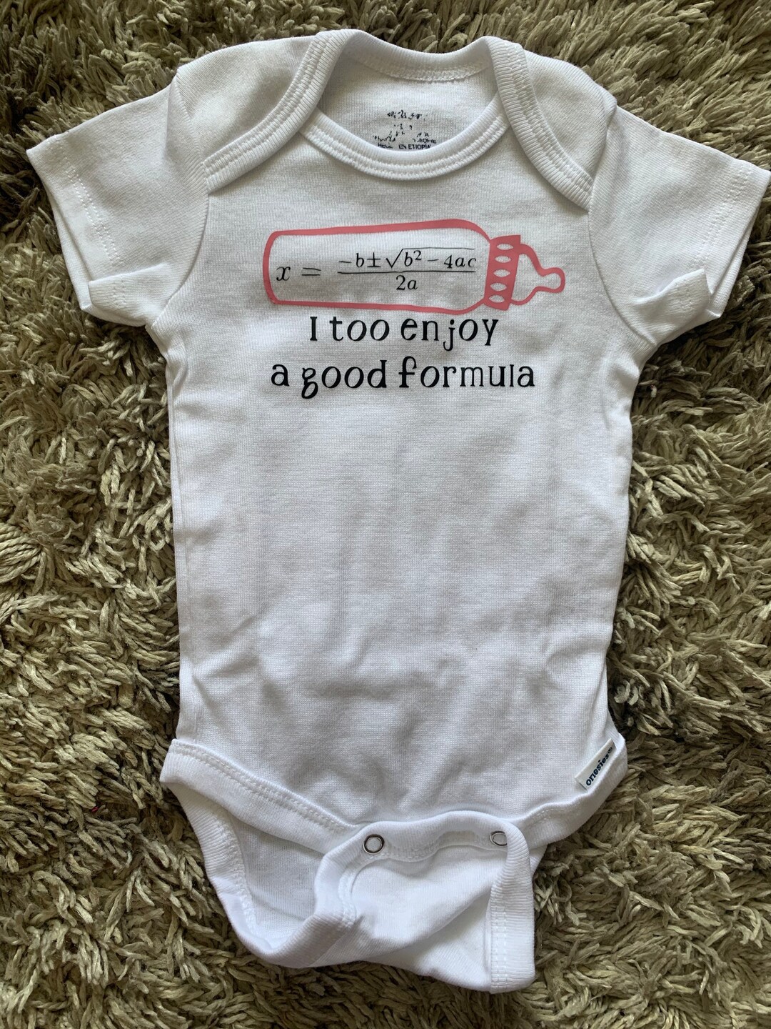 Quadratic Formula Onesie - Etsy