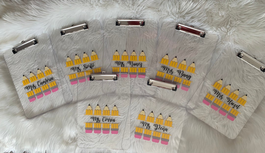 Personalized Teacher Clipboards - Etsy