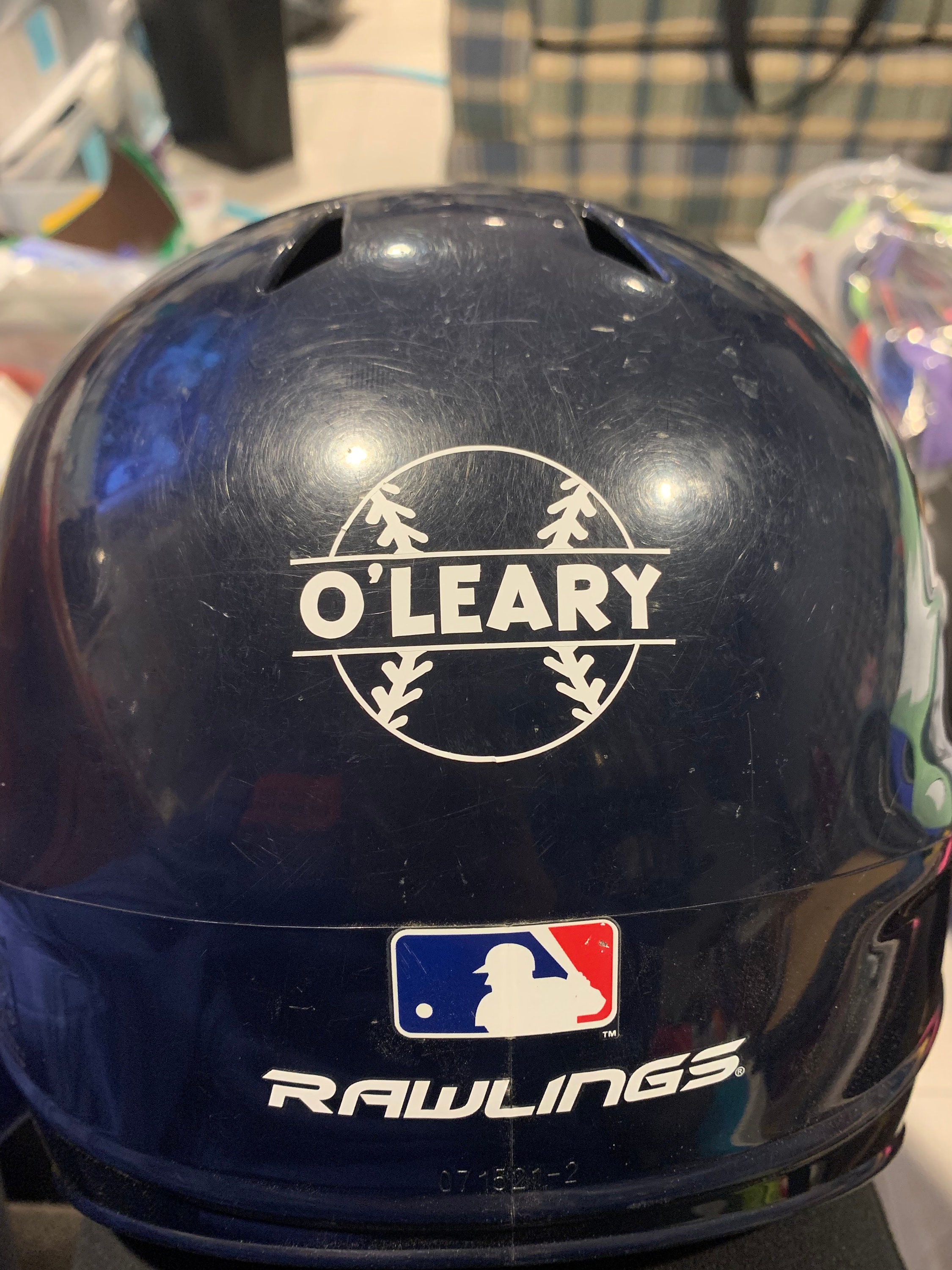 Baseball Helmet Sticker/ Softball Helmet Sticker - Etsy