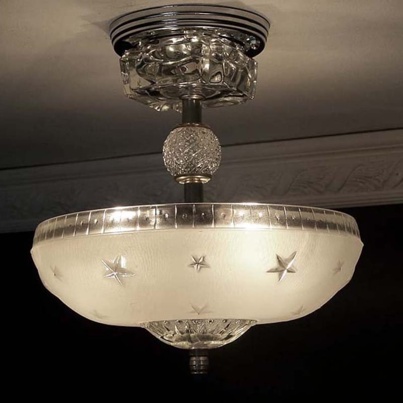 1940s Light Fixture - Etsy