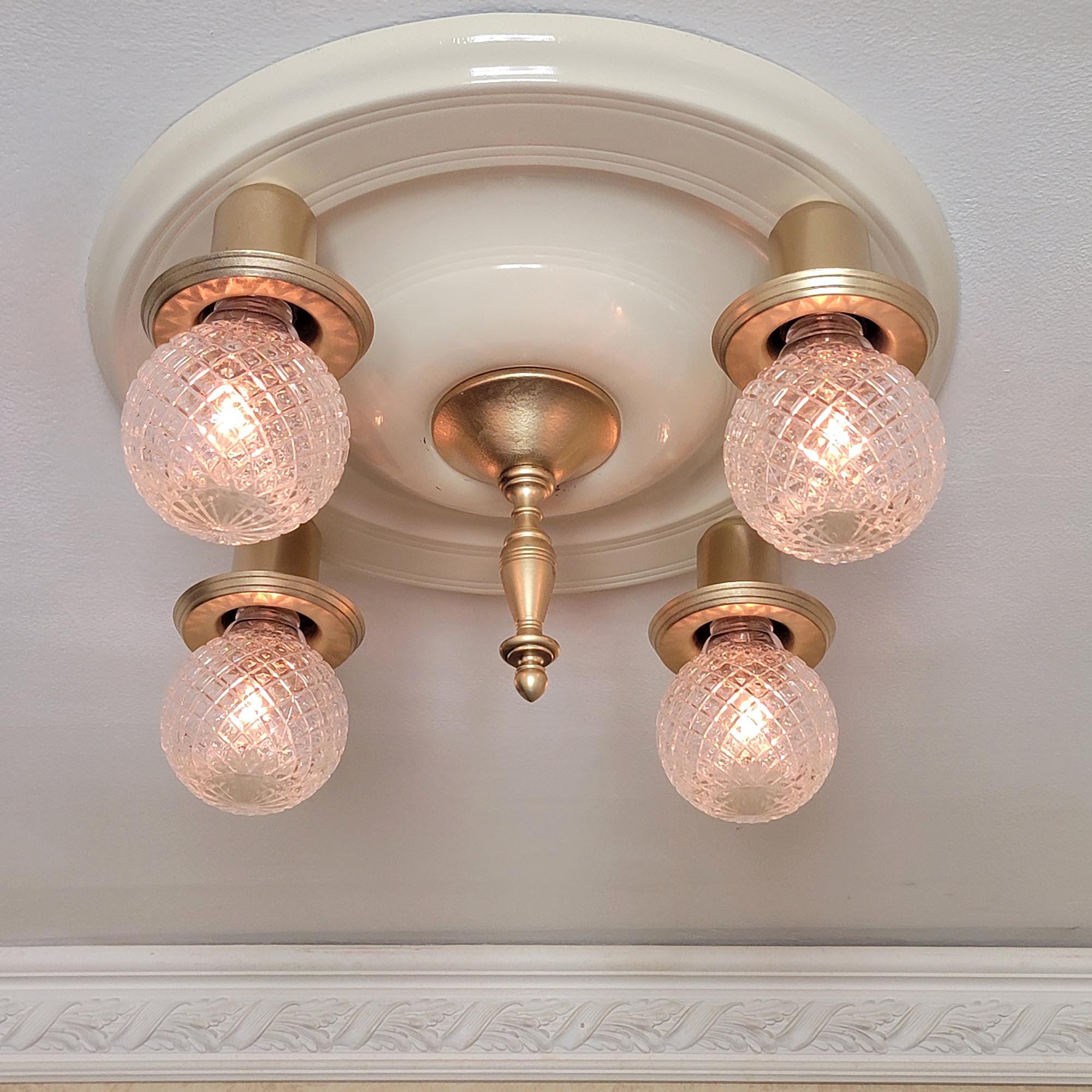 Antique Cast Iron Light Fixtures