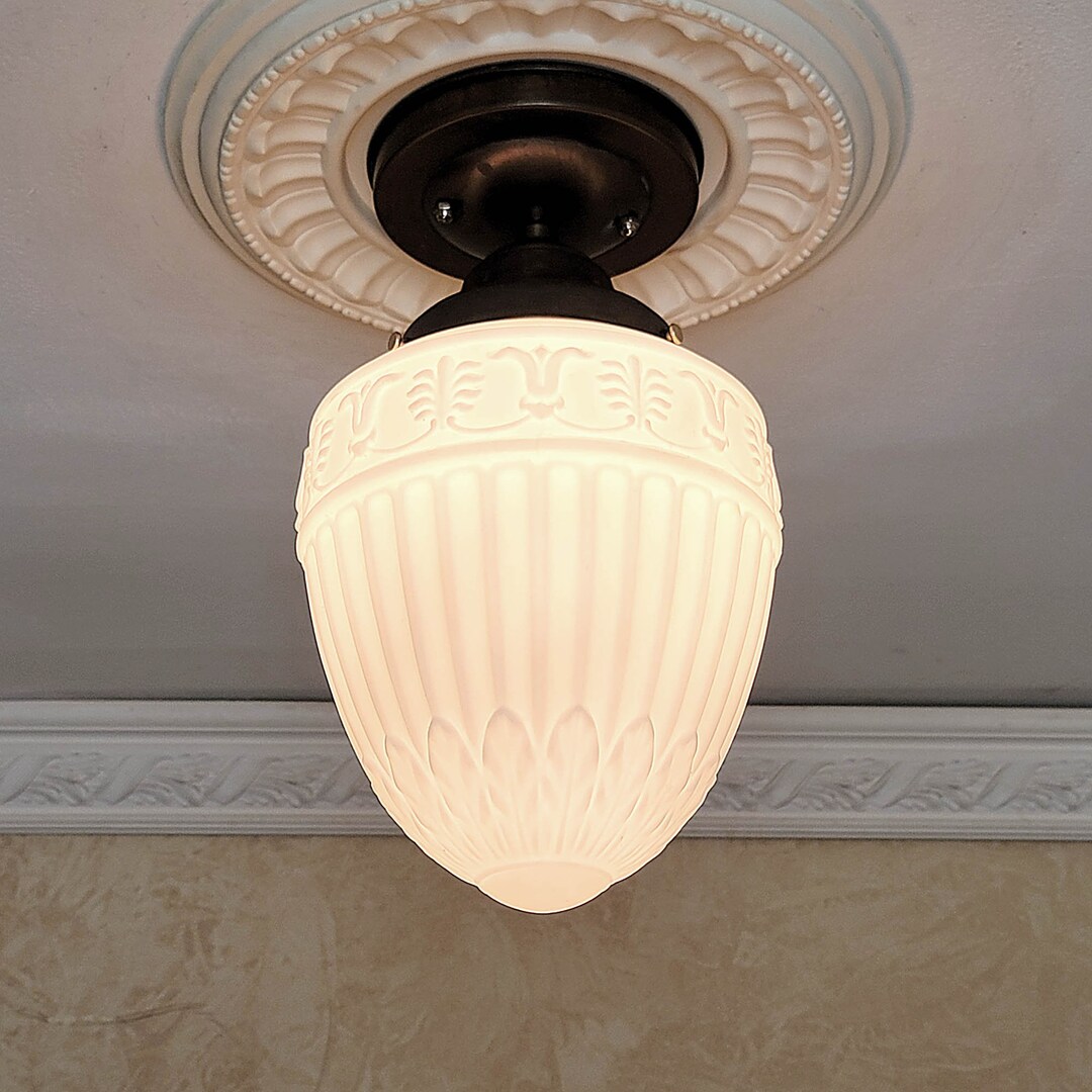 466c Antique Vintage 1910's 30's Victorian Ceiling Light Fixture ...