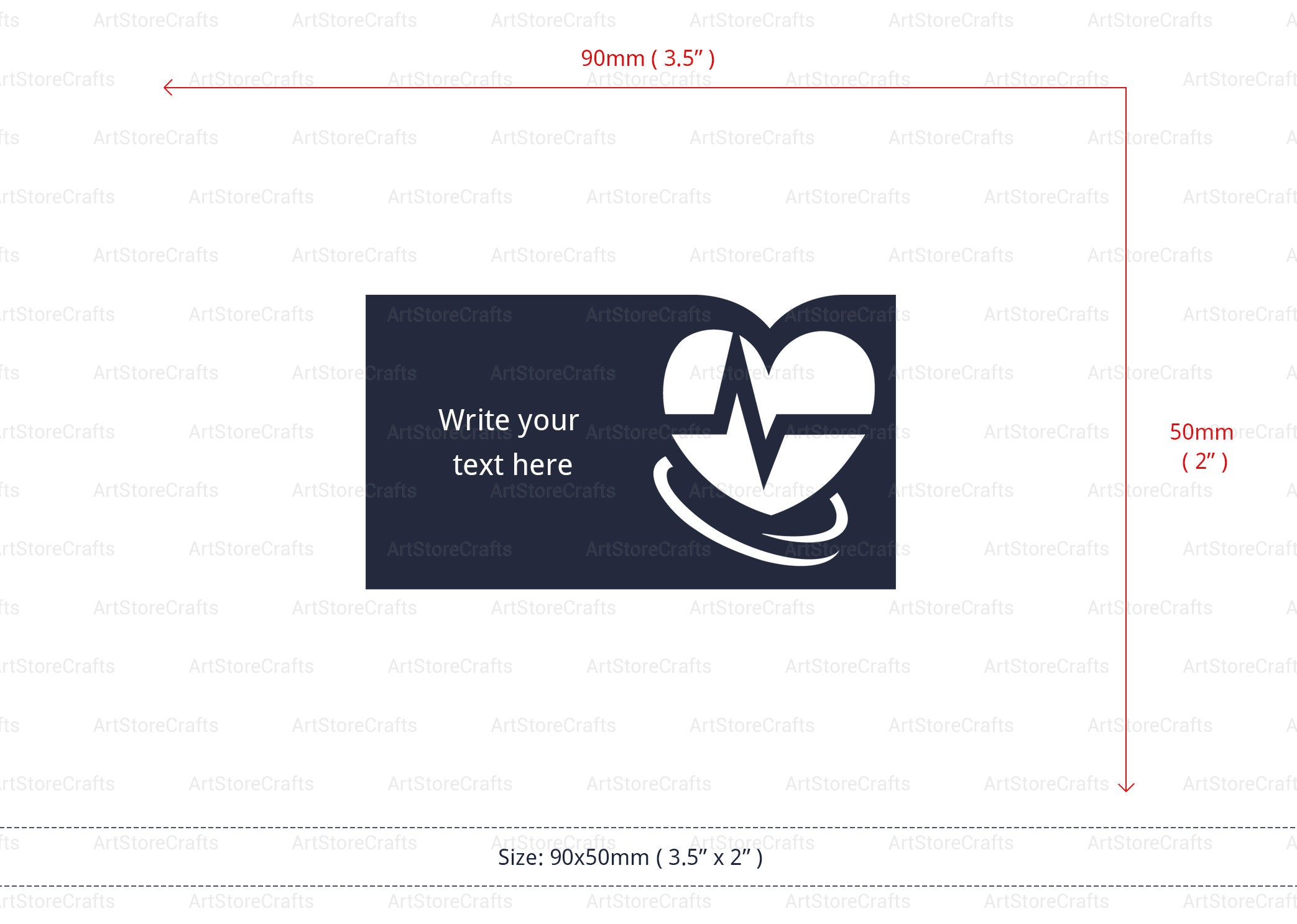 Doctor Business Card Template (svg, Dxf, Ai, Eps, Png ) Cutting File ...
