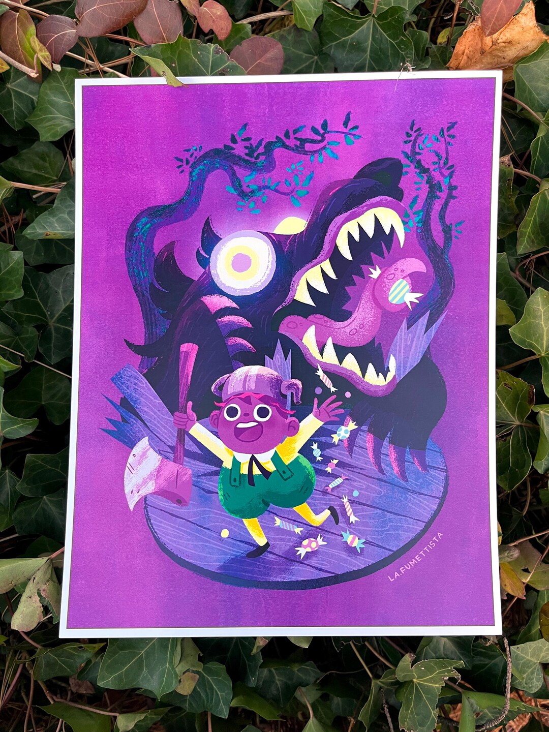 Greg Over the Garden Wall Art Print | Greg Candy Camouflage OTGW Fanart ...
