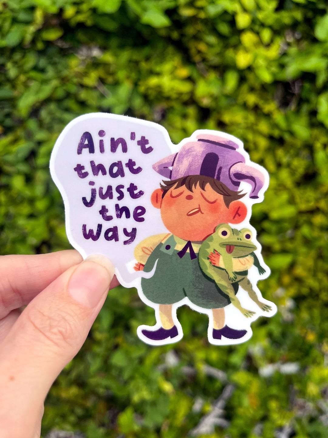 Greg Ain't That Just the Way OTGW Fanart Sticker | Matte Vinyl Contour ...
