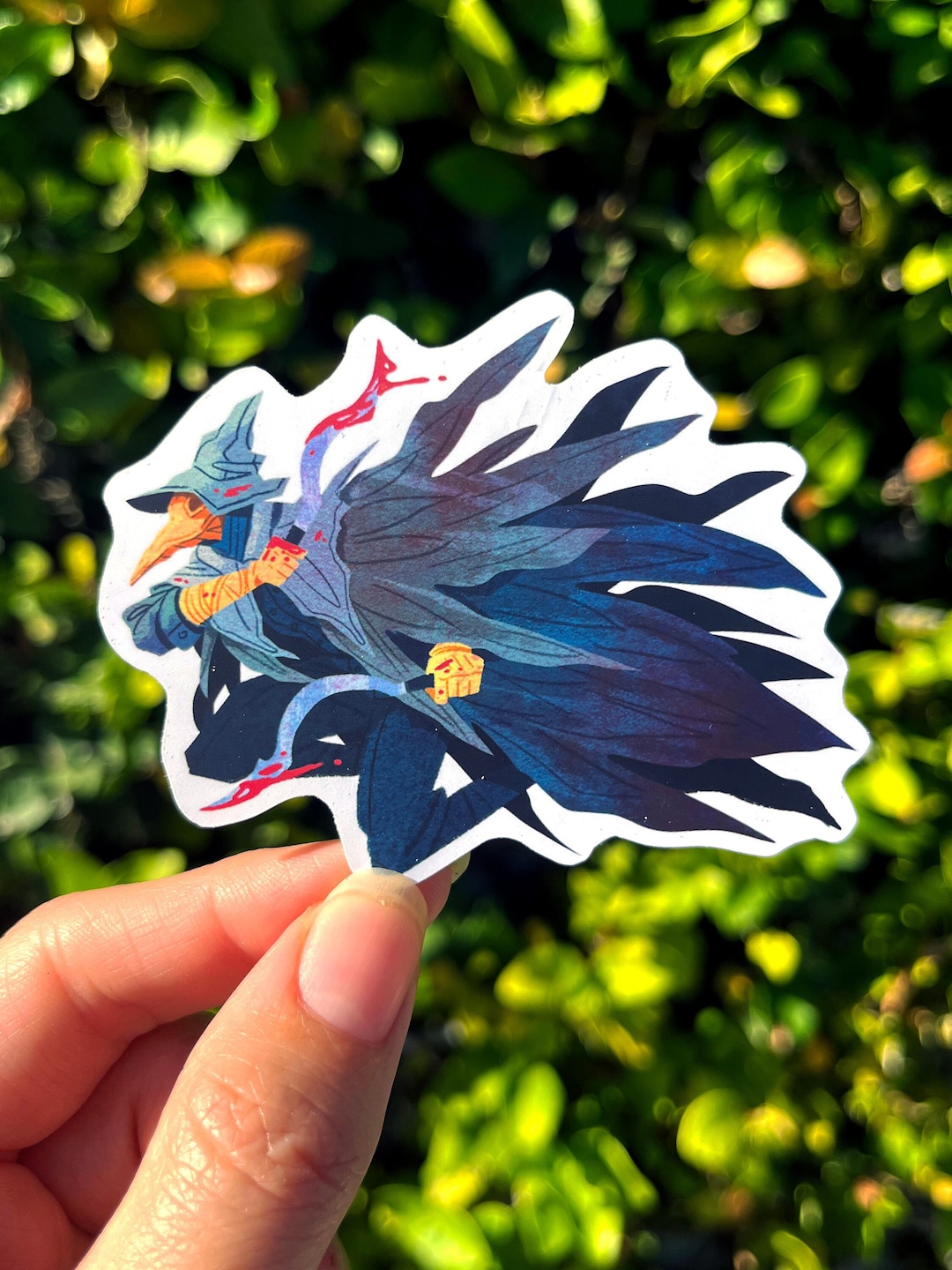 Eileen the Crow Bloodborne Hunter Sticker | Matte Weatherproof Decal ...
