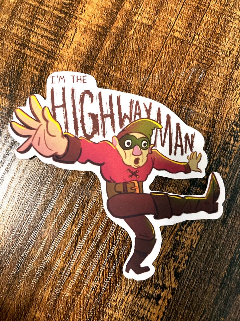 The Highway Man Over the Garden Wall OTGW Fanart Sticker | Matte Vinyl ...