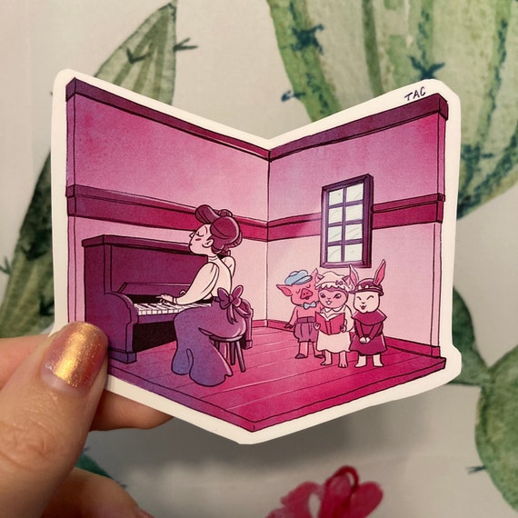 Miss Langtree Over the Garden Wall Sticker | Etsy