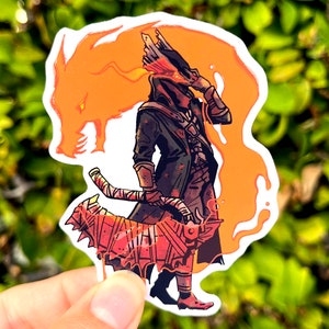 Bloodborne Hunter Sticker | Matte Waterproof Decal | Dark Souls Video ...